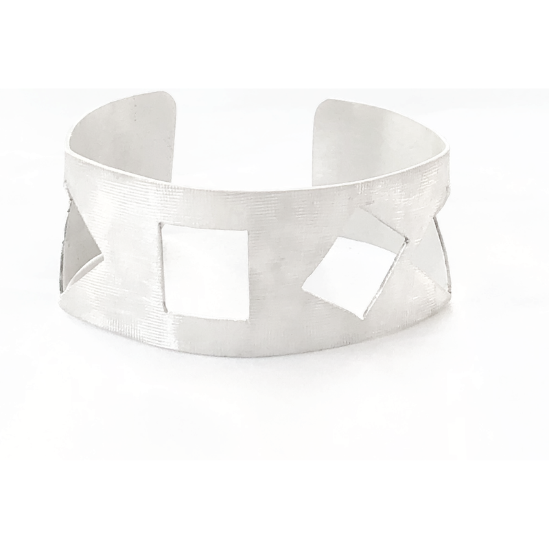 Gia Geometric Cuff Bracelet - Candace Stribling Jewelry